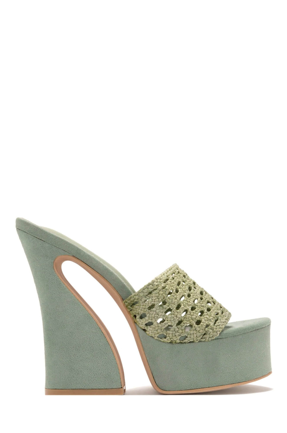 Milan Chunky Block Heel Mules | Lauren Couture