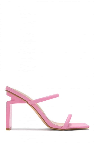 Rose Pink Mule Heels